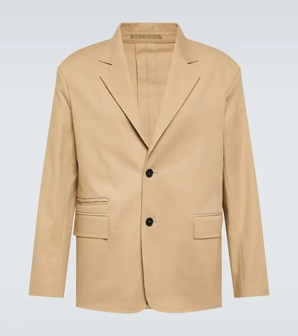 LANVIN Deconstructed Cotton-blend Blazer