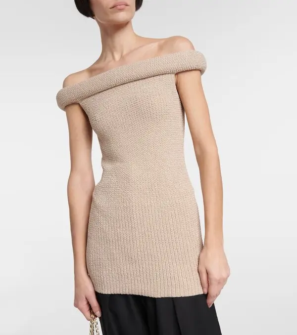 TOTEME Knitted Off-shoulder Top