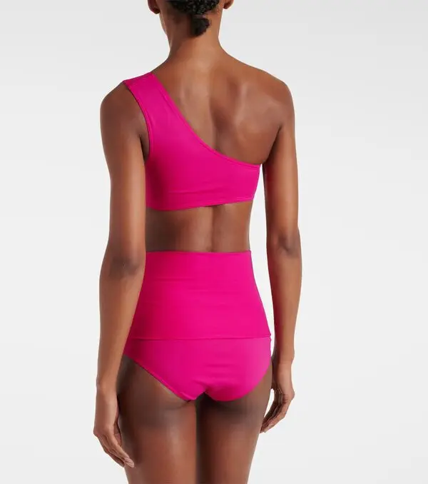 ERES Symbole One-shoulder Bikini Top - Pink