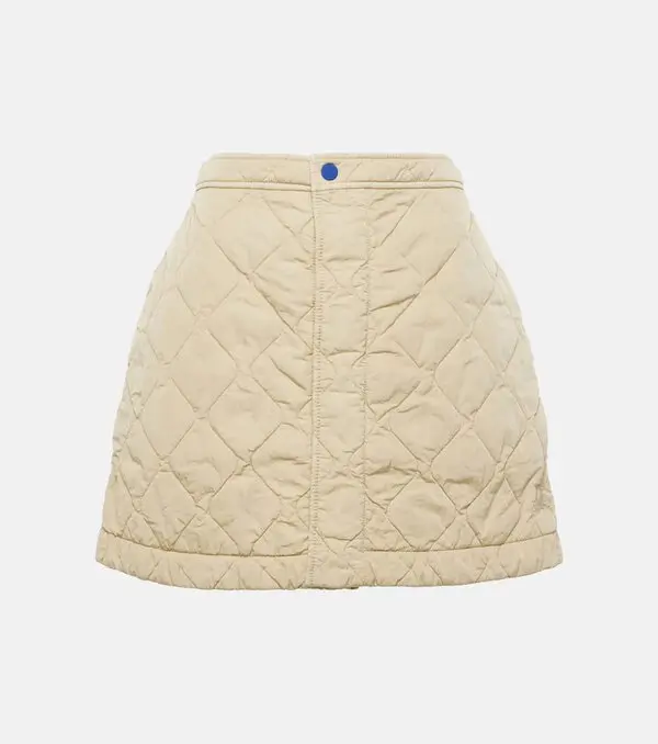 Burberry Quilted Miniskirt