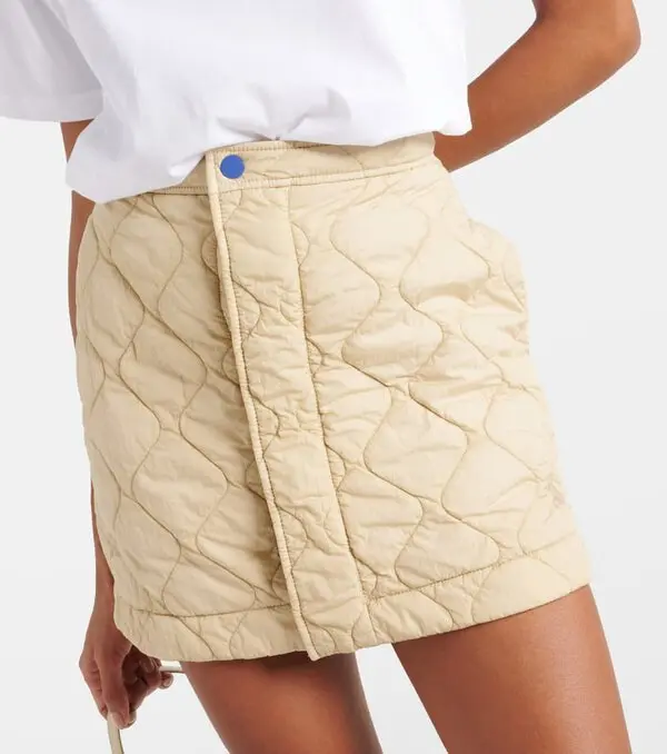 Burberry Quilted Miniskirt