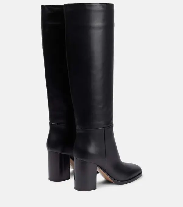 GIANVITO ROSSI Santiago Knee-high Leather Boots