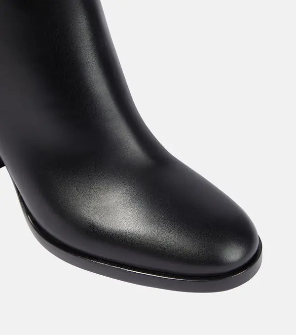 GIANVITO ROSSI Santiago Knee-high Leather Boots