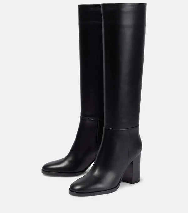 GIANVITO ROSSI Santiago Knee-high Leather Boots