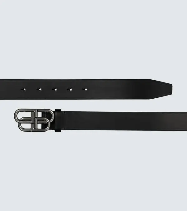 Balenciaga Bb Large Leather Belt