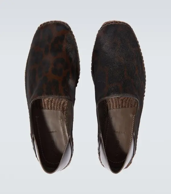 TOM FORD Leopard-printed Espadrilles - Multicoloured