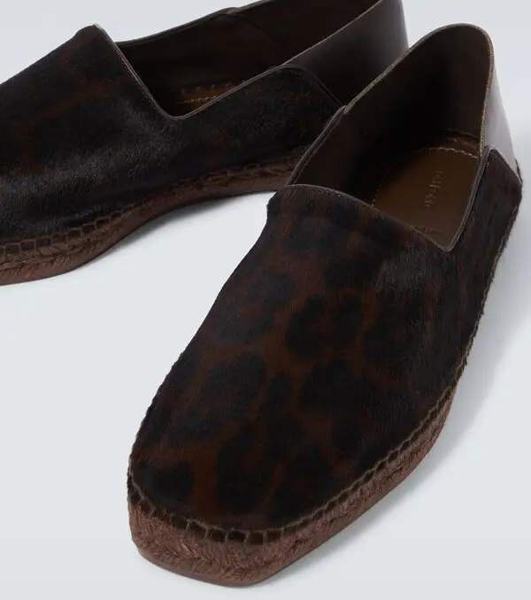 TOM FORD Leopard-printed Espadrilles - Multicoloured