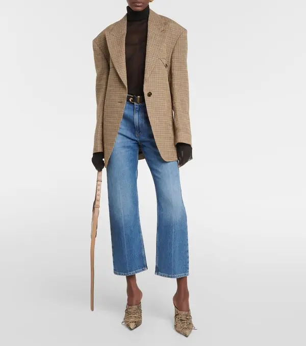 FRAME 70's Cropped Bootcut Jeans In Bernadette Wash