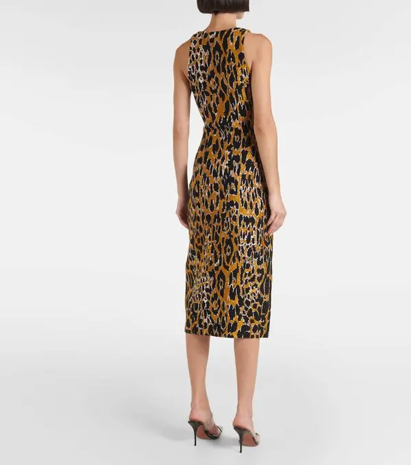 Alaïa Jacquard Midi Dress