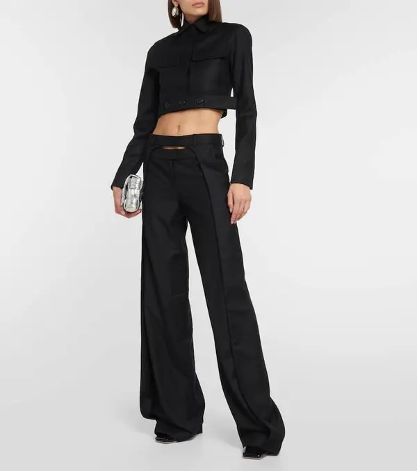 AYA MUSE Myca Cropped Wool Jacket