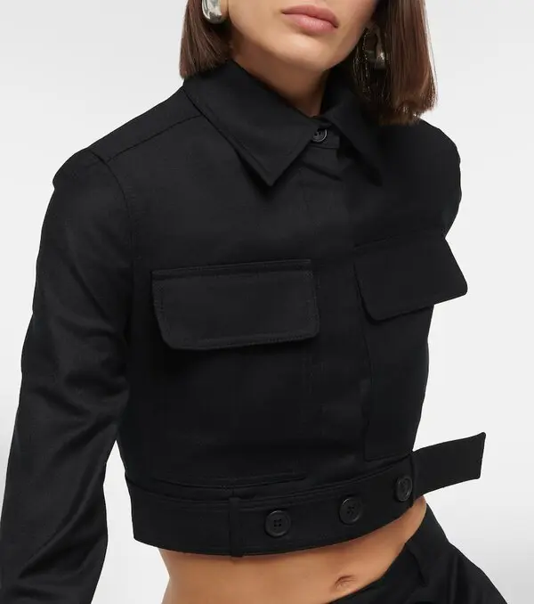 AYA MUSE Myca Cropped Wool Jacket