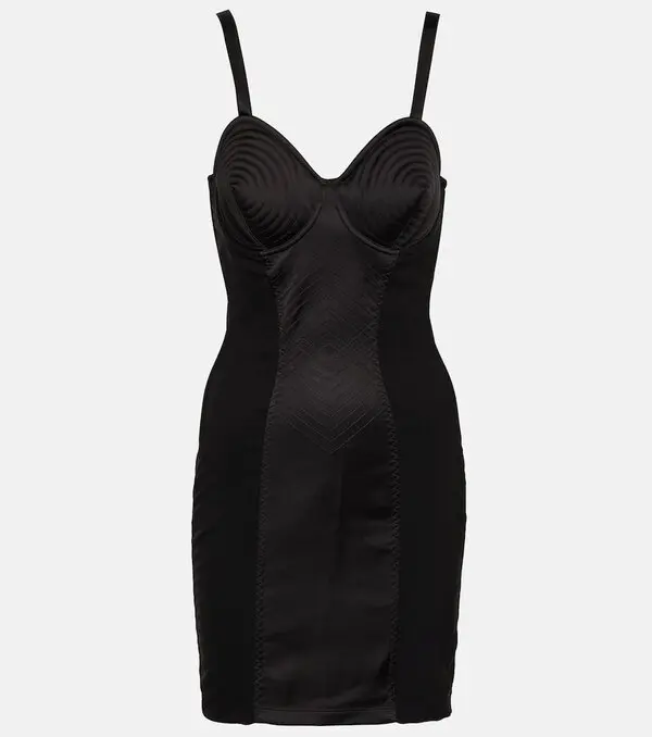 JEAN PAUL GAULTIER Conical Corset Minidress - Black