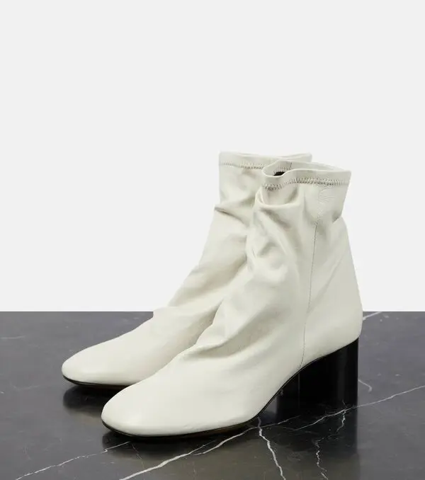 Isabel Marant Laeden Leather Ankle Boots