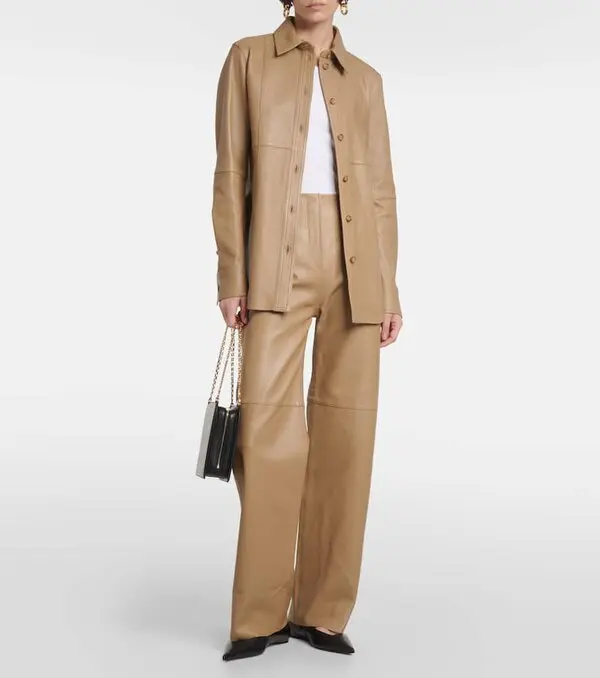 TOTEME Leather Shirt