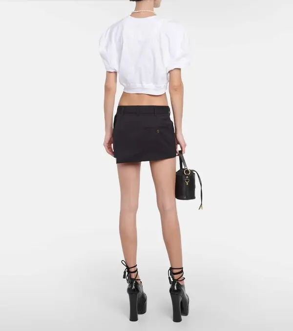 VIVIENNE WESTWOOD Low-rise Wool Miniskirt
