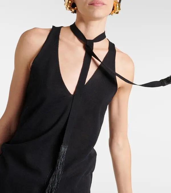 Dorothee Schumacher V-neck Tank Top With Tassel Detail