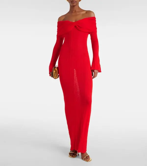 AYA MUSE Off-shoulder Maxi Dress