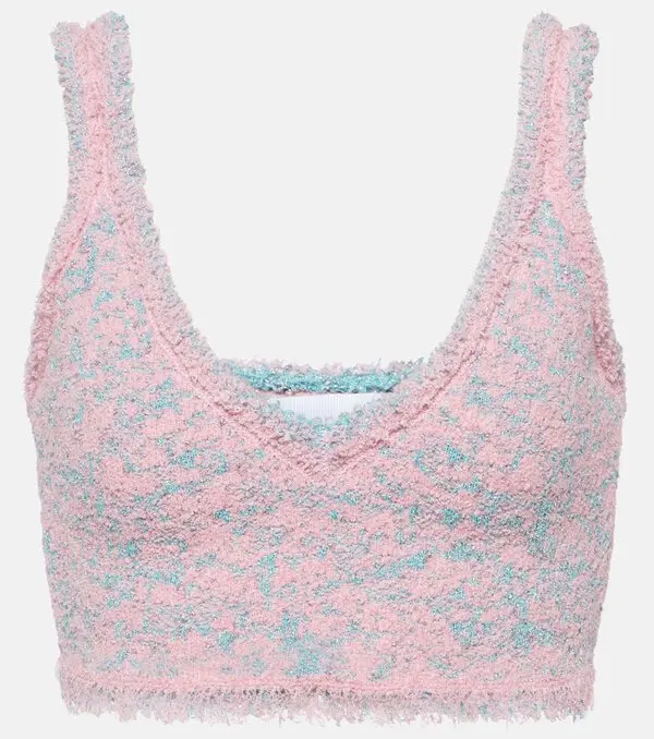 Rabanne Tweed Crop Top