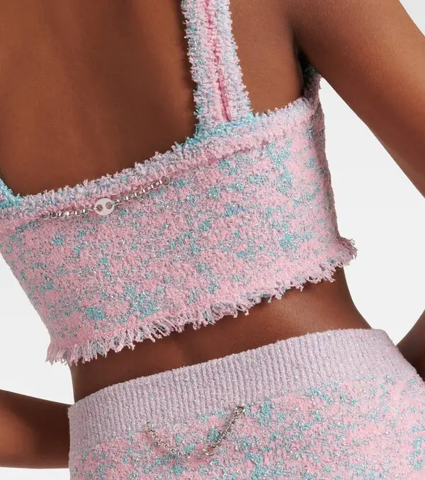 Rabanne Tweed Crop Top