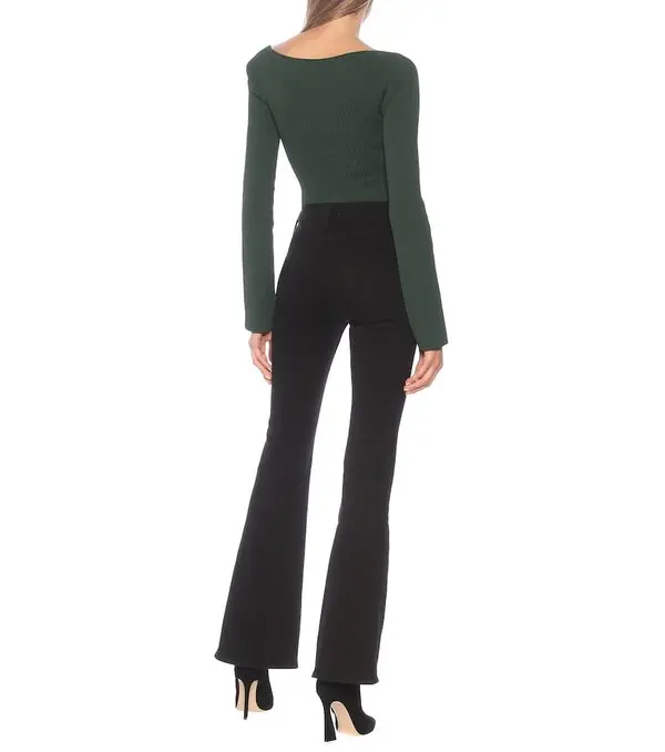 FRAME Le High Flare Jeans - Black