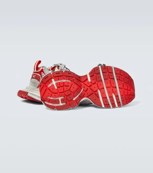 Balenciaga 3xl Mesh Sneakers - Red