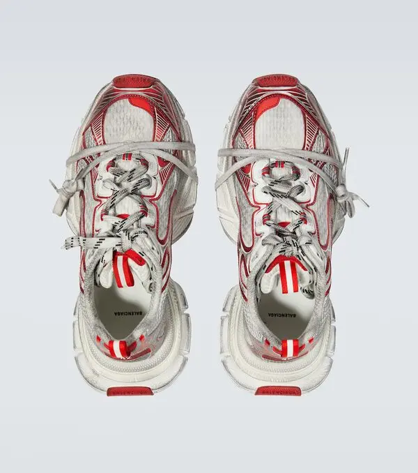 Balenciaga 3xl Mesh Sneakers - Red