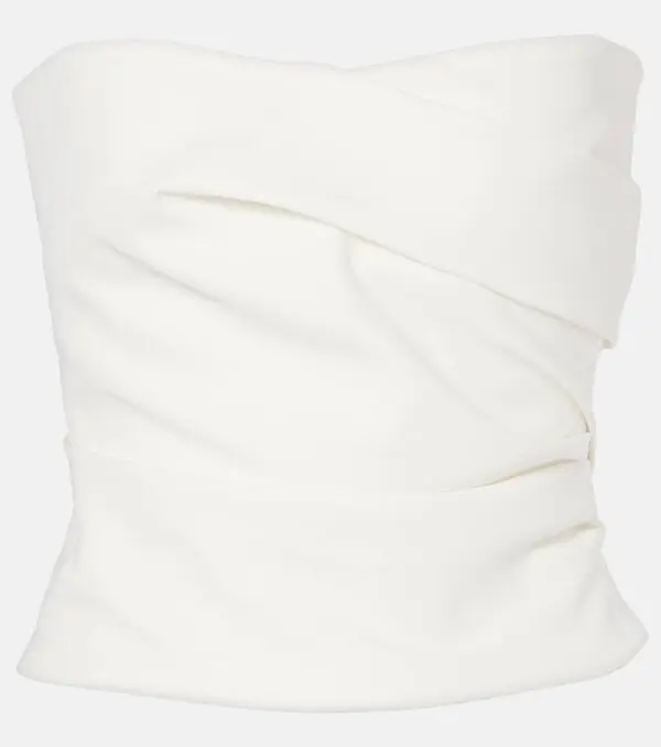 THE SEI Pleated Crepe Top