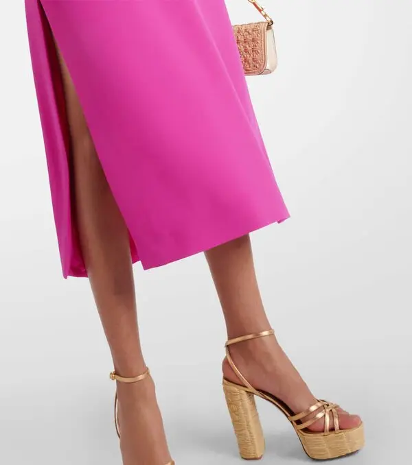 Valentino Garavani V-neck Silk Kaftan