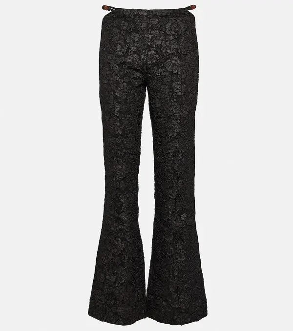 GANNI Jacquard Flared Pants