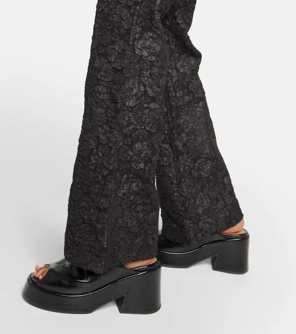 GANNI Jacquard Flared Pants