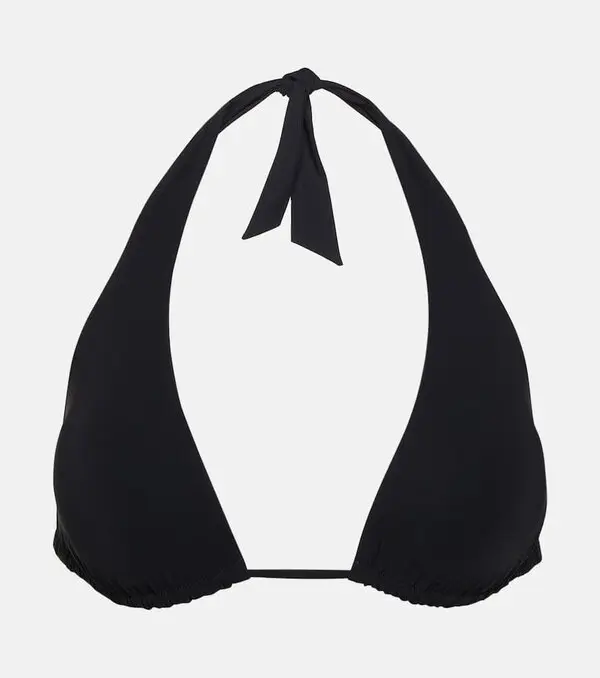 Dolce & Gabbana Halterneck Bikini Top - Black