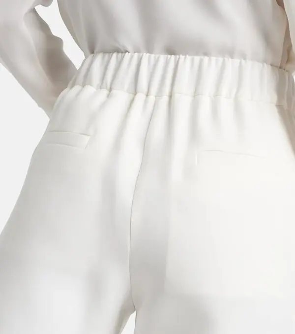 Valentino Garavani High-rise Wide-leg Silk Pants