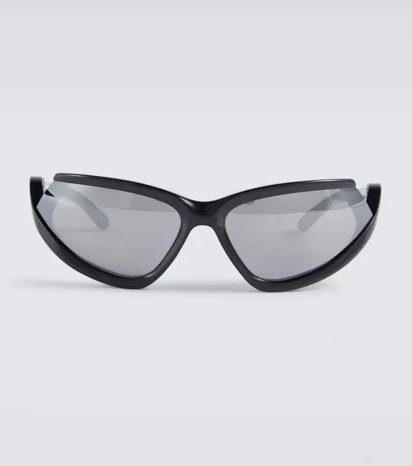 Balenciaga Side Xpander Cat Eye Sunglasses - Black