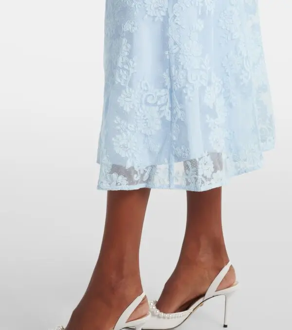 SELF-PORTRAIT Lace Midi Dress