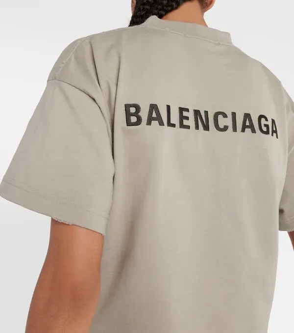 Balenciaga Logo Cotton T-shirt