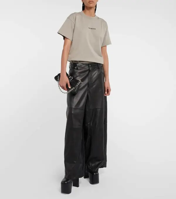 Balenciaga Logo Cotton T-shirt