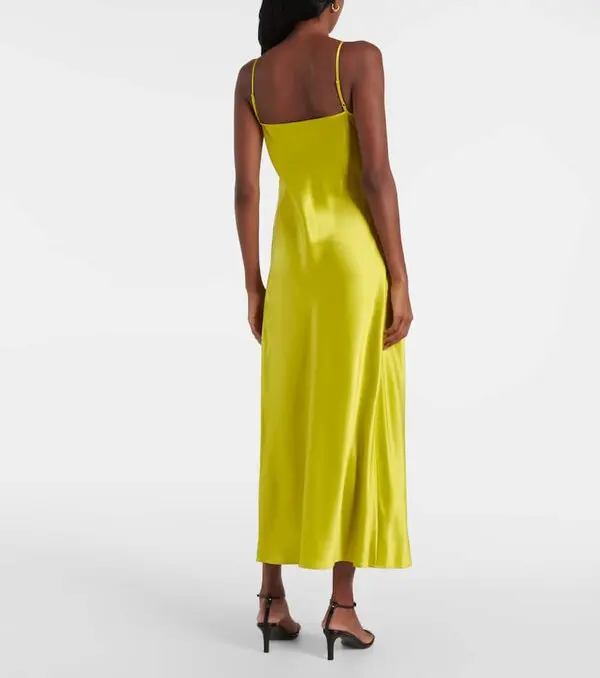 JOSEPH Clea Silk Satin Slip Dress