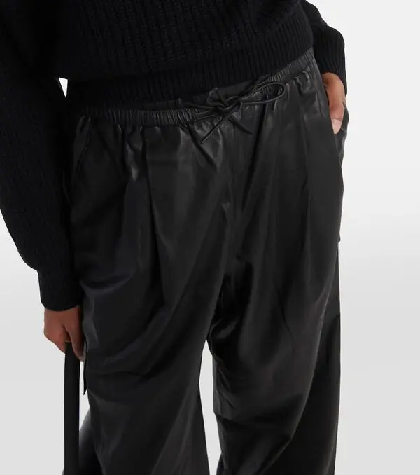 YVES SALOMON Leather Pants