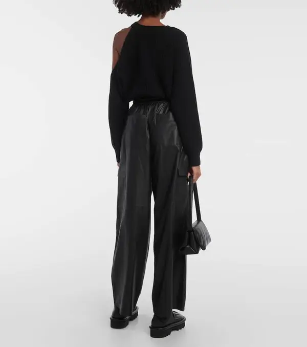 YVES SALOMON Leather Pants