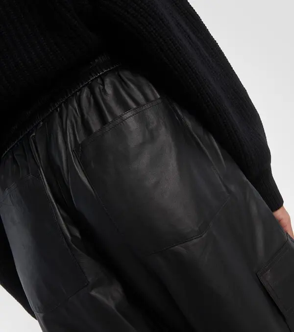 YVES SALOMON Leather Pants