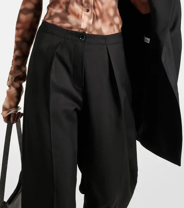 Acne Studios Mid-rise Wide-leg Pants