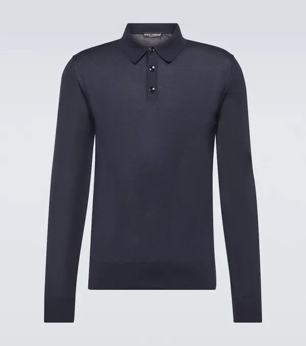 Dolce & Gabbana Cashmere Polo Sweater