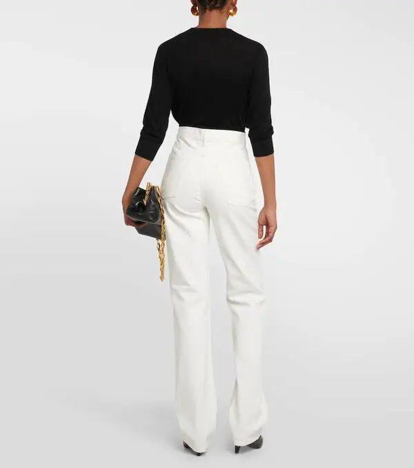 Tory Burch Mid-rise Straight Jeans