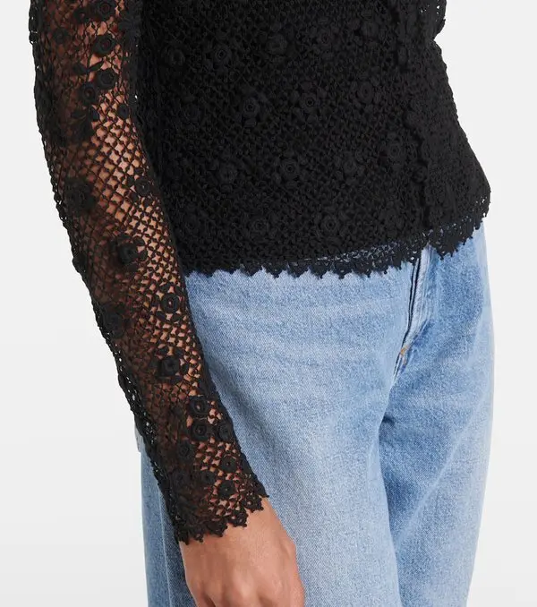 Polo Ralph Lauren Layered Cotton Lace Top