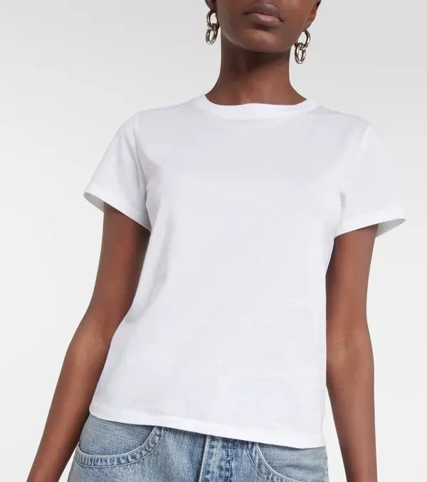 FRAME Cotton Jersey Baby Tee