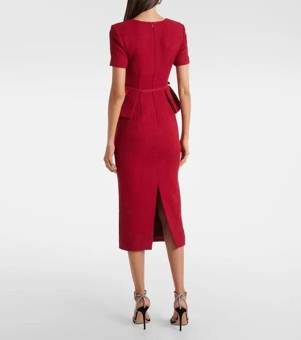 Roland Mouret Boucle Midi Dress