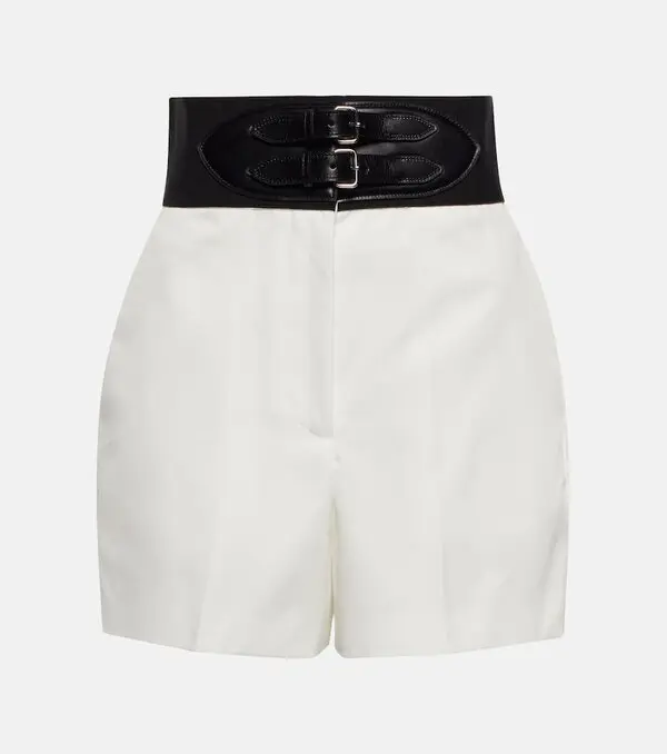 Alaïa Belted High-rise Shorts