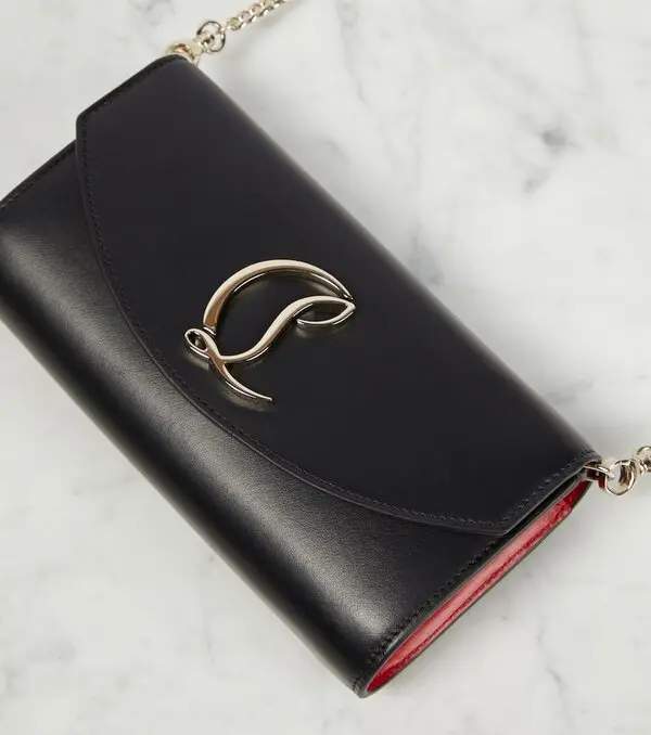 CHRISTIAN LOUBOUTIN Leather Wallet On Chain