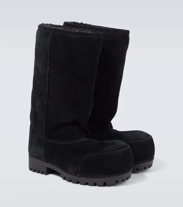 Balenciaga High Suede Boots