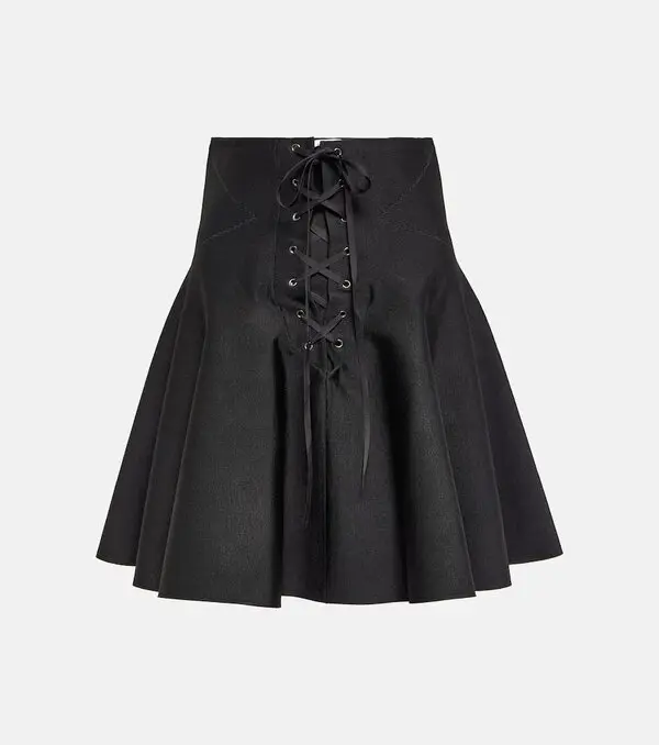 Alaïa Pleated Mini Skirt